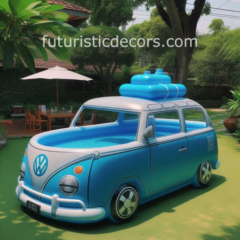 Inflatable Volkswagen Pools: Pool Design Shaped Like A Classic VW Car