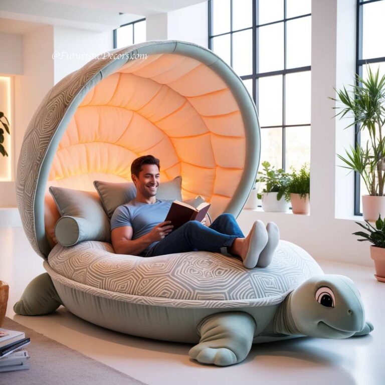 Giant Turtle Loungers: The Perfect Indoor Seating for Families
