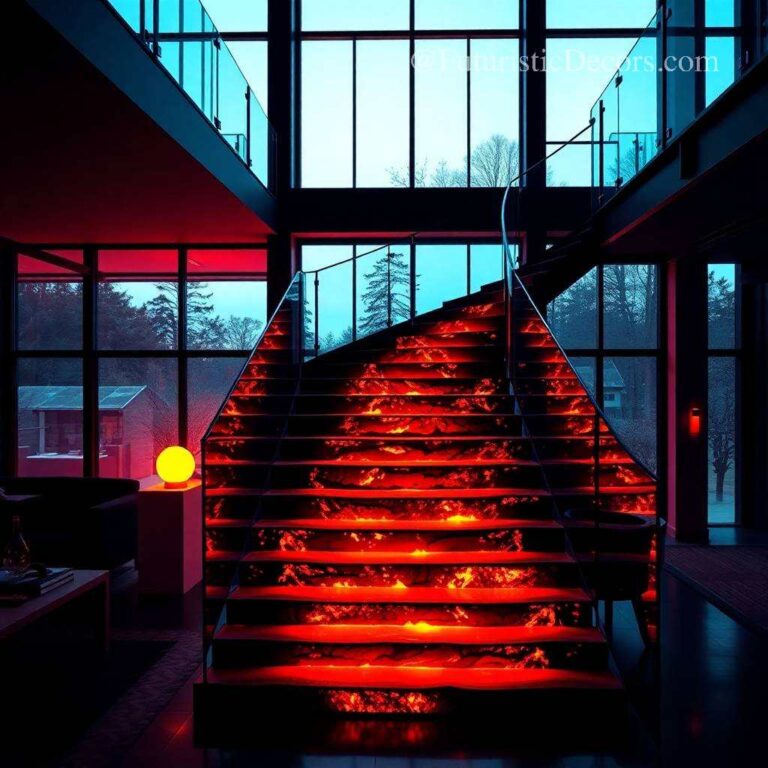 Create a Visual Journey with Epoxy Active Scene Staircases in Your Home