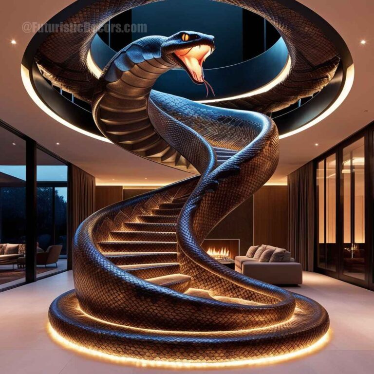 Transform Your Interior with Striking Snake Shaped Staircases