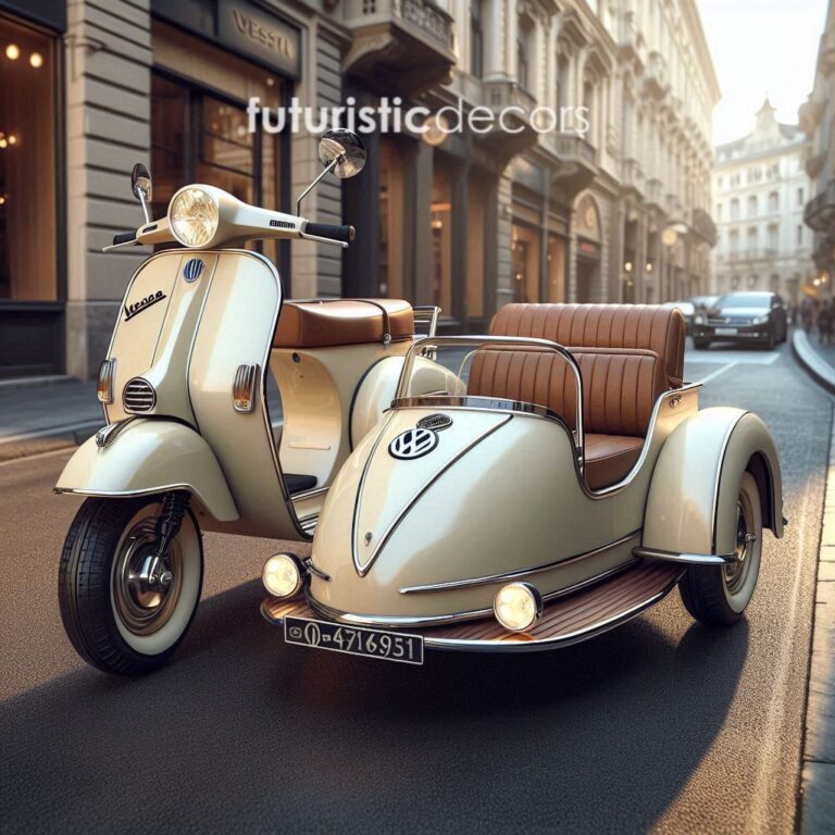 Retro on the Road: Our Vespa with Volkswagen Sidecar Collection