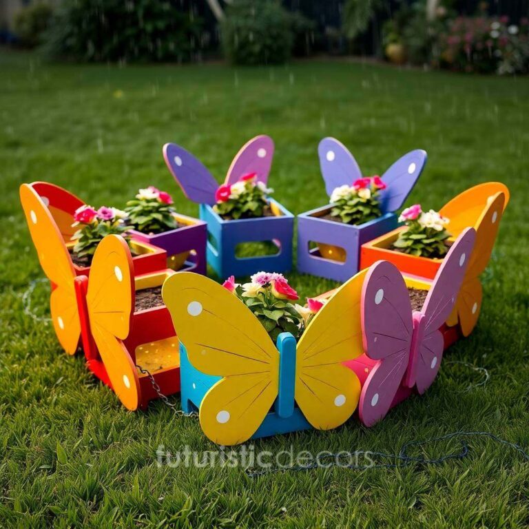 Bring Your Garden to Life with a Beautiful Wooden Butterfly Planter