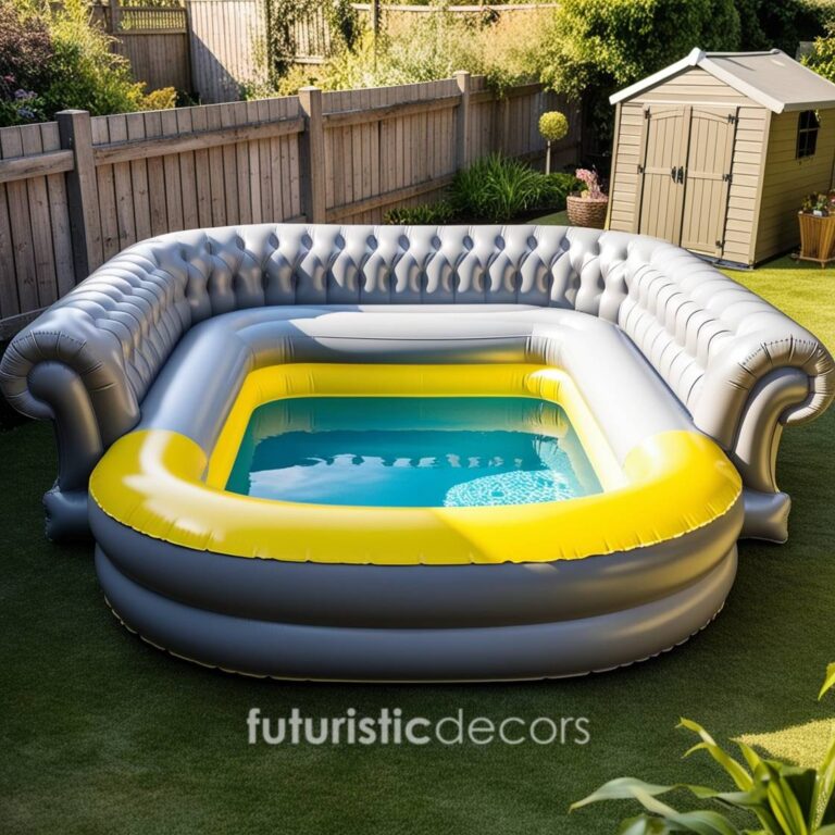 Inflatable Sofa Shaped Pools: The Comfiest Way to Cool Off This Summer