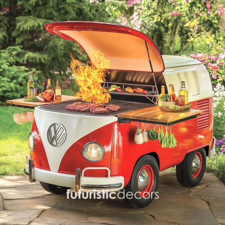 Retro Meets Functionality: The Appeal of VW Bus Inspired BBQ Grills