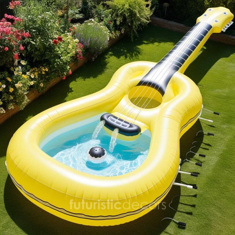 Rock the Waves: Summer Fun with Inflatable Guitar Pools