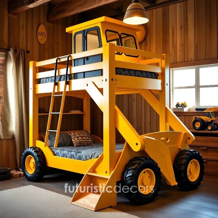 Transform Your Child’s Room with Heavy Equipment Bunk Beds