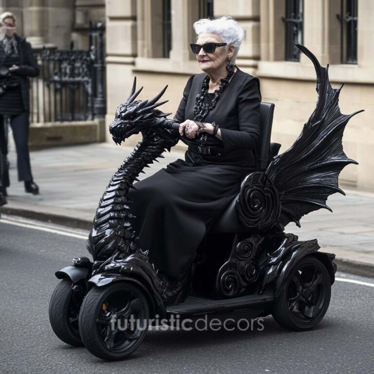 Black Dragon Mobility Scooter: How Gothic Grandmas Rule the Streets in ...