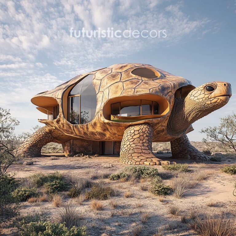 Tortoise-shaped House | Tortoise house in the Gobi Desert, Mongolia