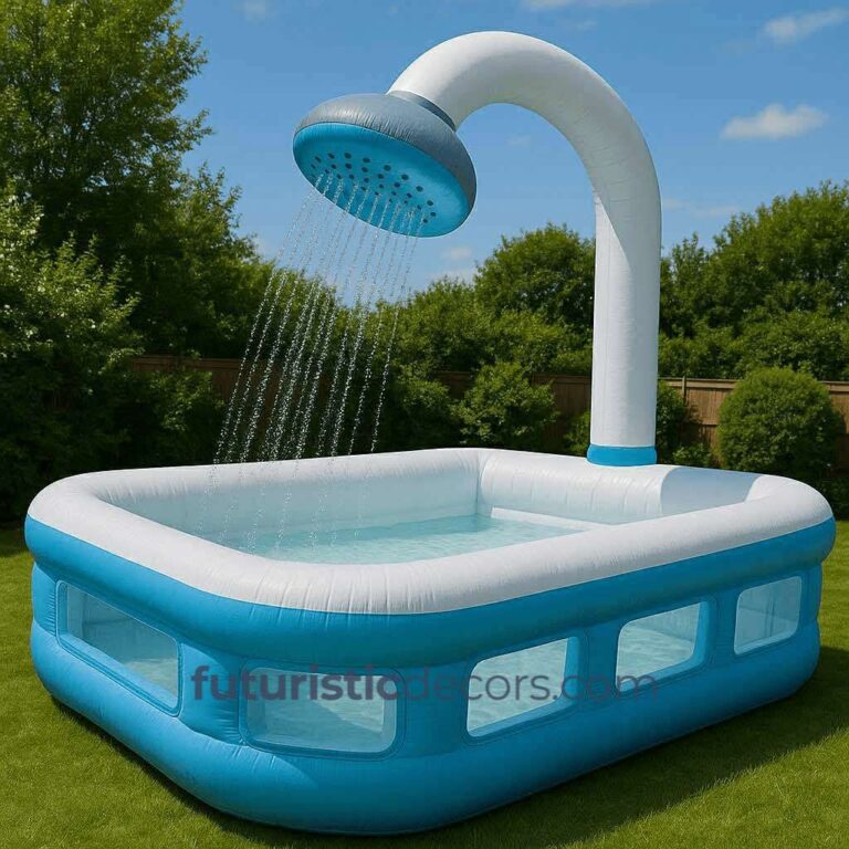 Giant Inflatable Shower Pools | Hosting a Backyard Splash Bash
