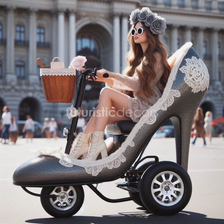 Stiletto Scooters: Ride in Style with Footwear-Inspired Mobility