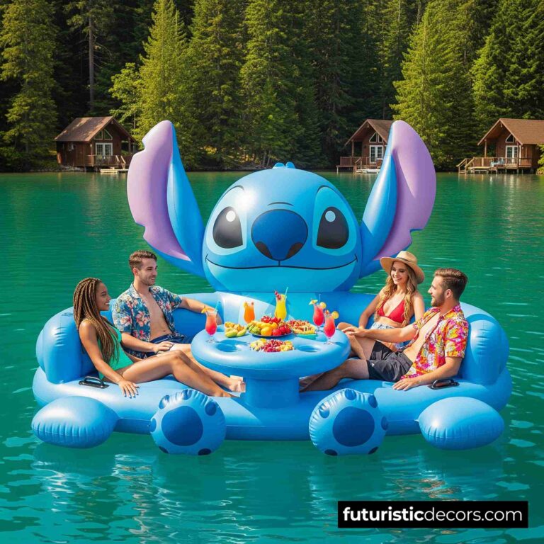 Inflatable Stitch Lake Floats That Turn Every Lake Day Into a Party