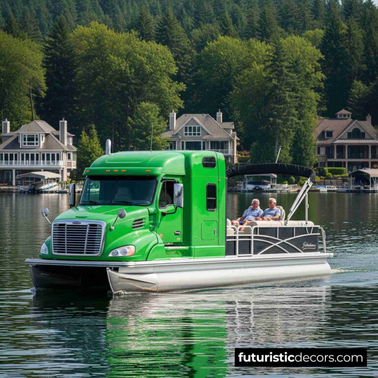 Semi-truck Pontoon Weekend Adventures: Stories from the Water