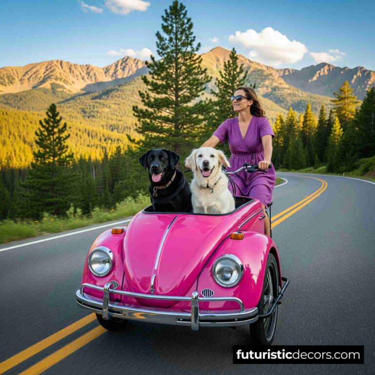 VW Beetle-inspired Cargo Bike: Vintage Style Meets Practicality