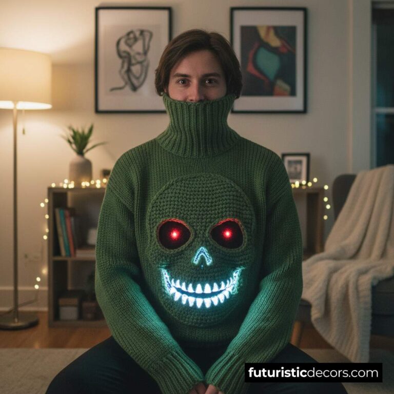 3D Crochet Skull Sweater: A Creepy-Cool Trend for 2025
