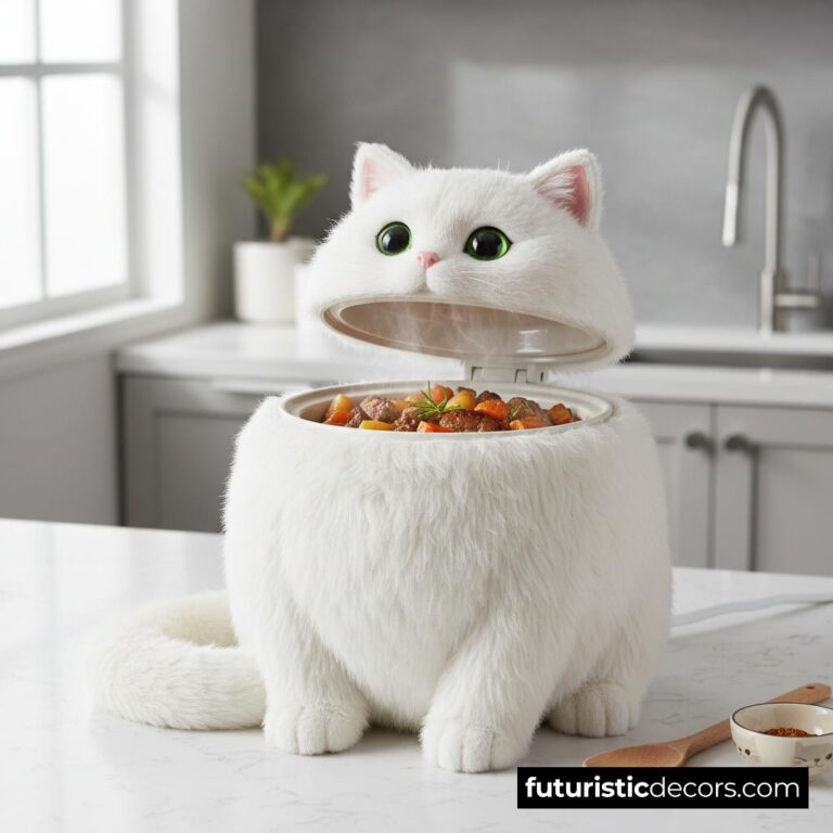 Cat-shaped Slow Cooker: A must-have appliance for cat lovers
