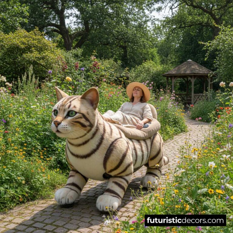 Walking Cat Recliner - Relax, Read, and Roam in Style