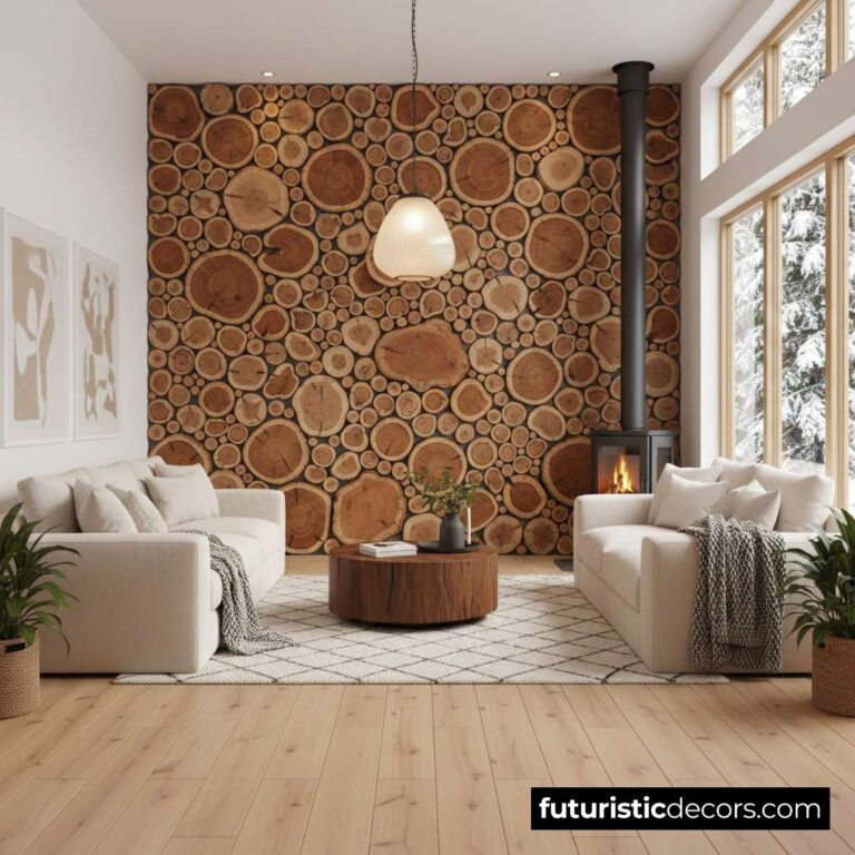 Wood Slice Wall Ideas for 2026: Rustic, Modern & Luxury Styles