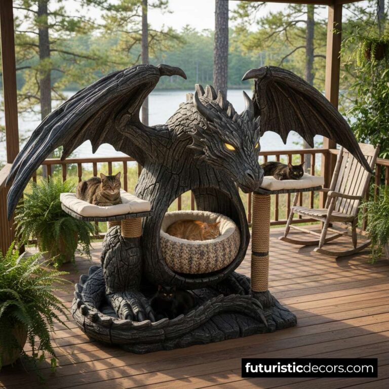 Wooden Dragon Cat Tree Crafted for Luxury Pet Lovers in 2026